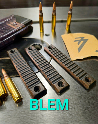Wood AR15/M4 mlok and keymod rail covers and grips – 77 GRAINS LLC