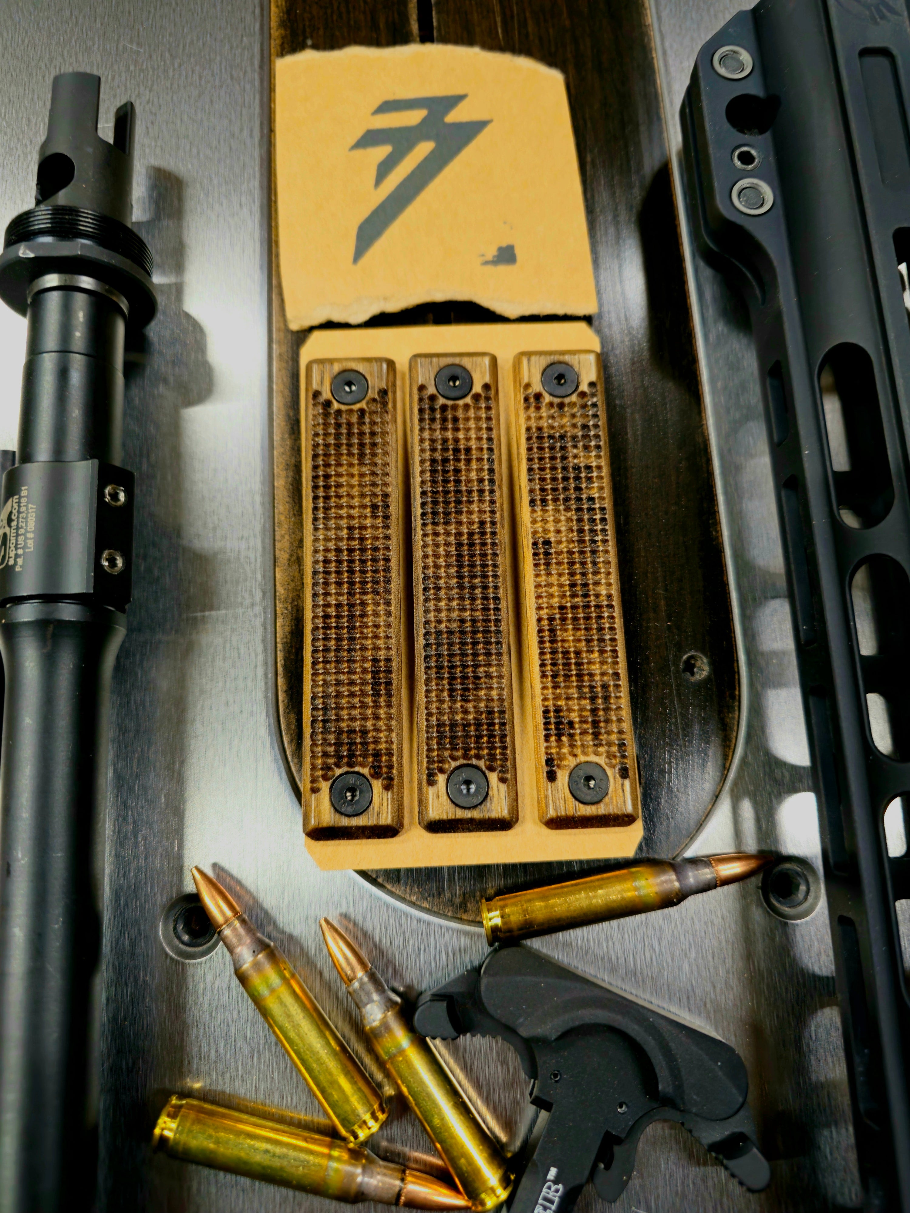 Wood AR15/M4 mlok and keymod rail covers and grips – 77 GRAINS LLC