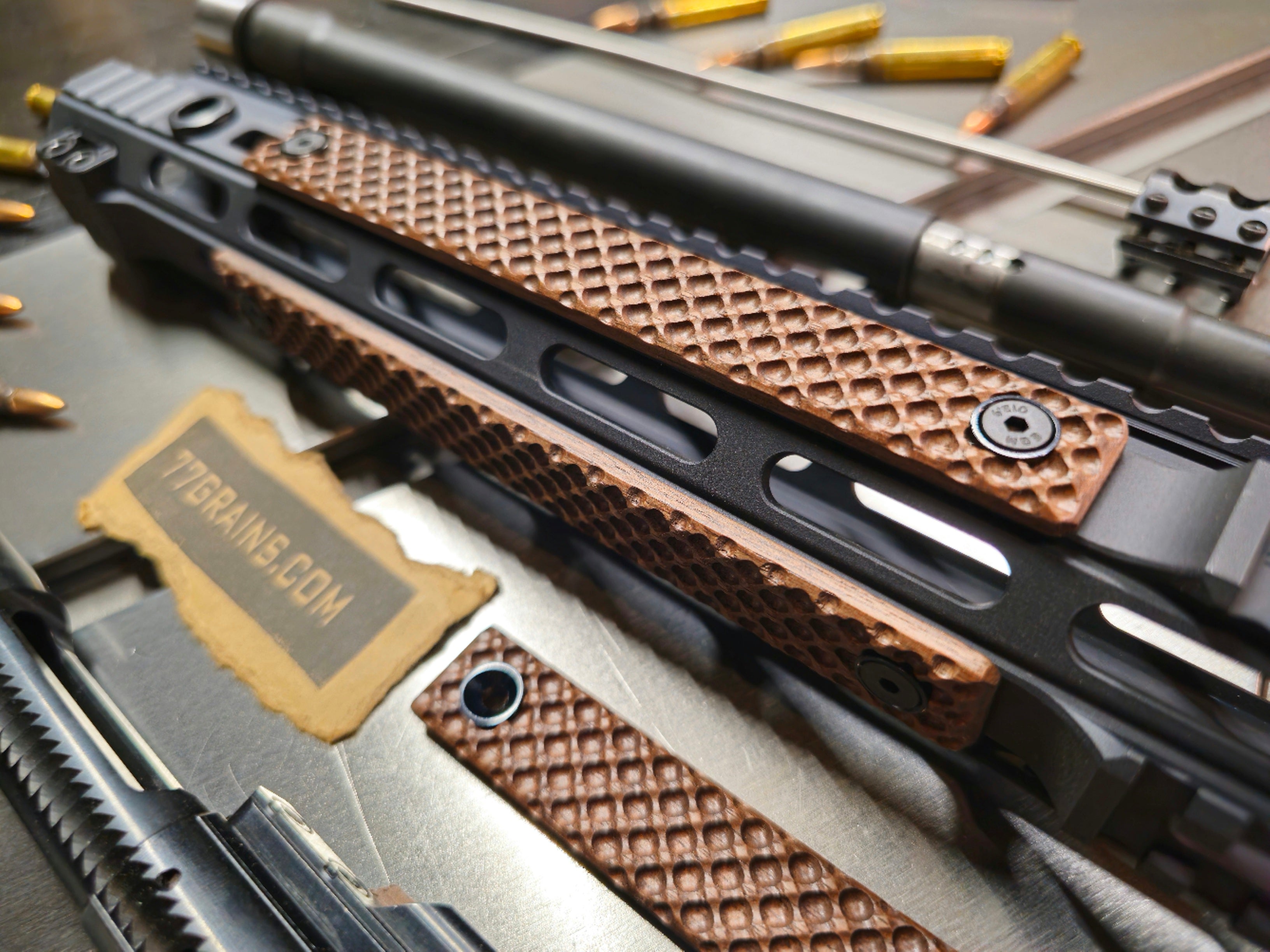 *New* Diamond Walnut Rail Covers with Washer, M-lok Or Keymod – 77 ...